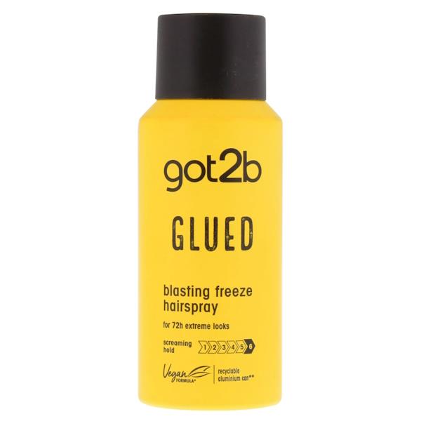 Schwarzkopf Got2b Glued Blasting Freeze Hairspray 100ml – Sidney Wholesale