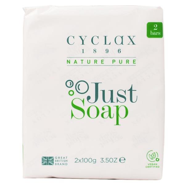 Cyclax 1896 Nature Pure Just Soap 2 x 100g Bars – Sidney Wholesale